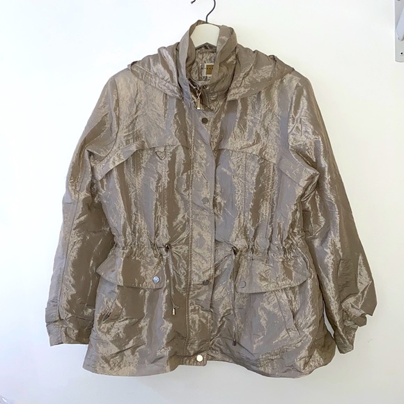Gallery | Jackets & Coats | Reflective Gallery Jacket With Hood | Poshmark